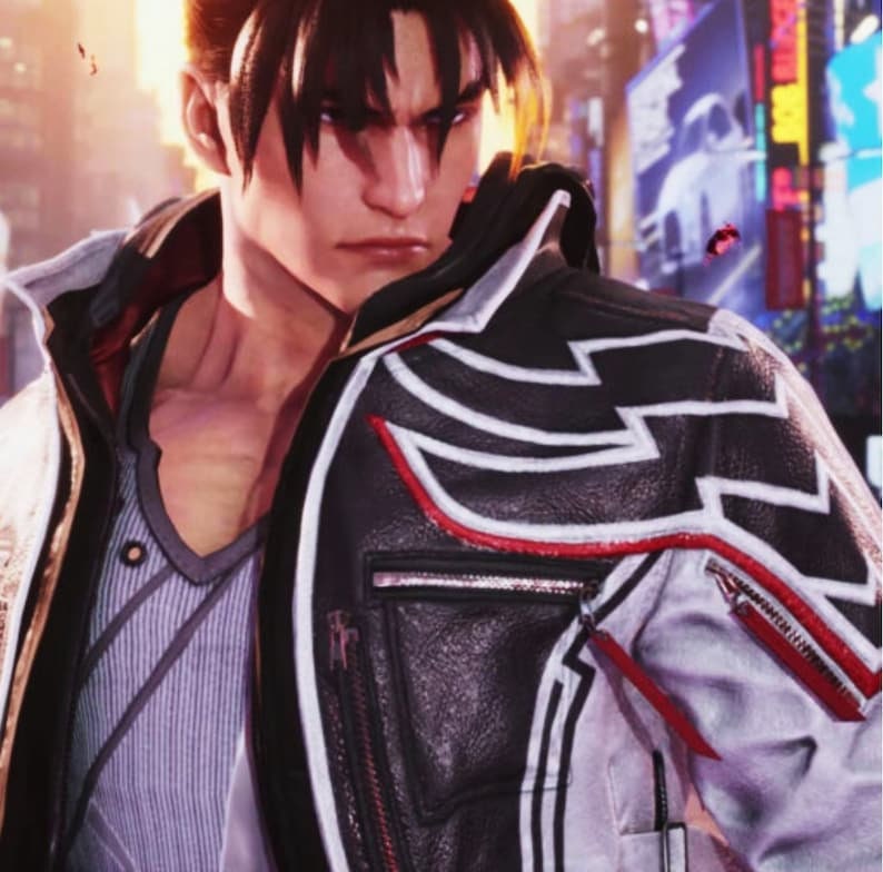 Jin Kazama Tekken 8 Leather Jacket Tekken Cosplay Costume Cosplay ...