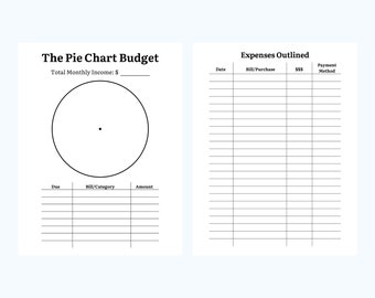 Printable Planner Template 2 Week Meal Planner Standard Size 8.5in by ...