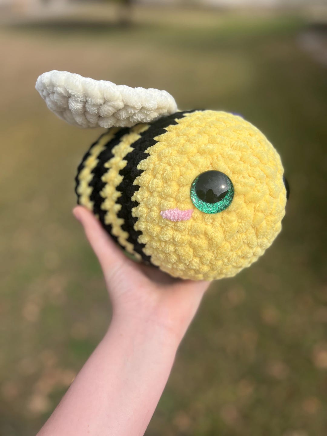Custom Jumbo Crochet Bee Plushie - Etsy