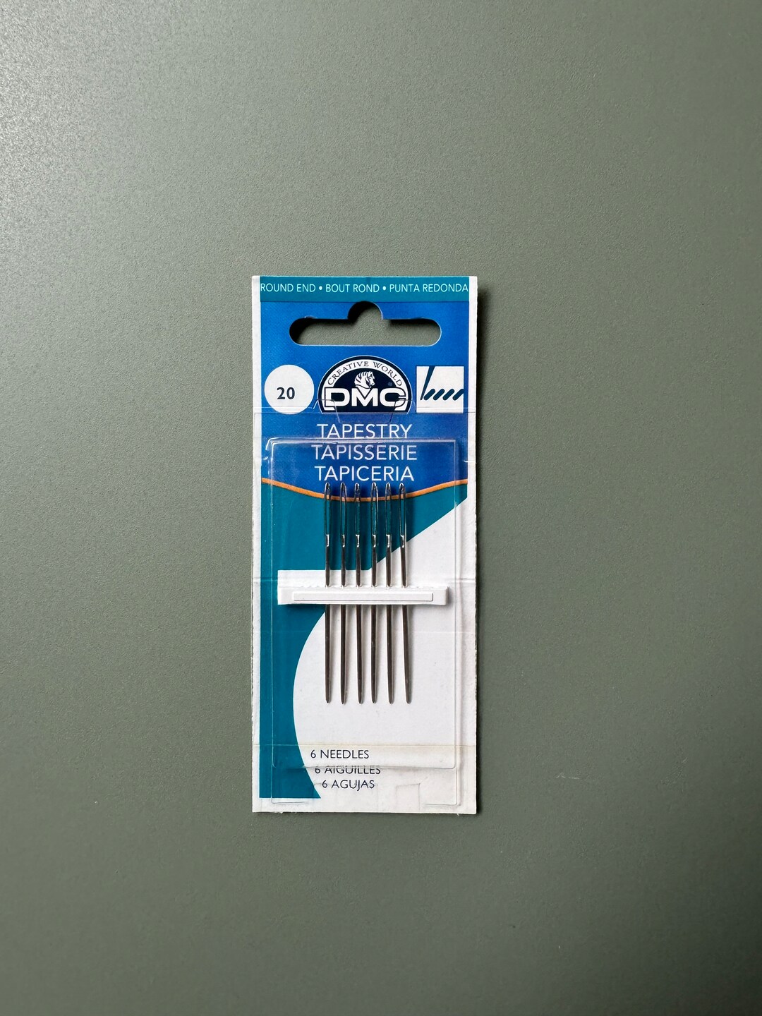 Needles for Embroidery, DMC Needles, Set of 6 Needles Size 20 - Etsy