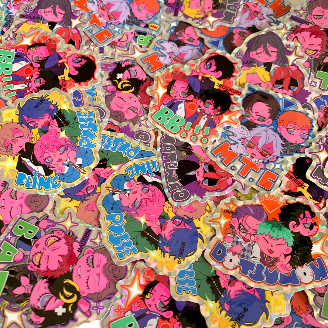 Hypnosis Mic Stickers | Prismatic Stickers - Etsy