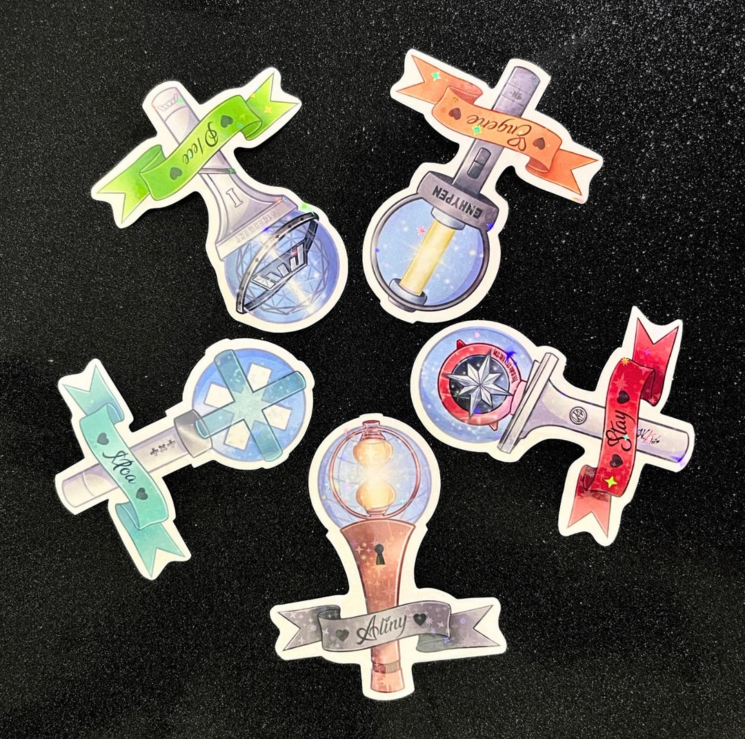 Kpop Lightstick Vinyl Stickers - Etsy