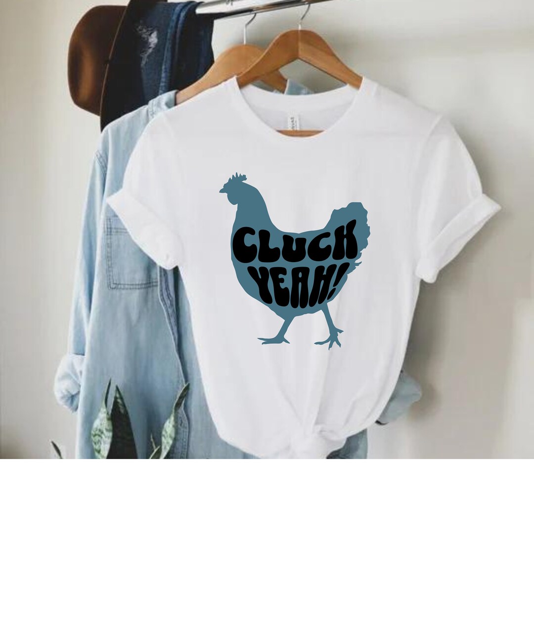 Cluck Yeah T-shirt, Funny Chicken T-shirt, Chicken Lover Shirt, Crazy ...