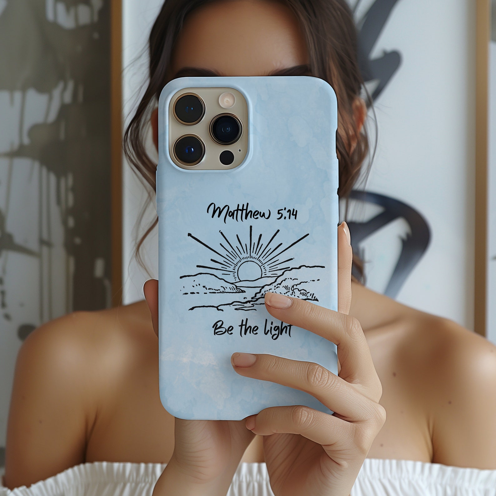 Be the Light Matthew 5 14 Christian Phone Cases Bible Verse Phone Cases ...