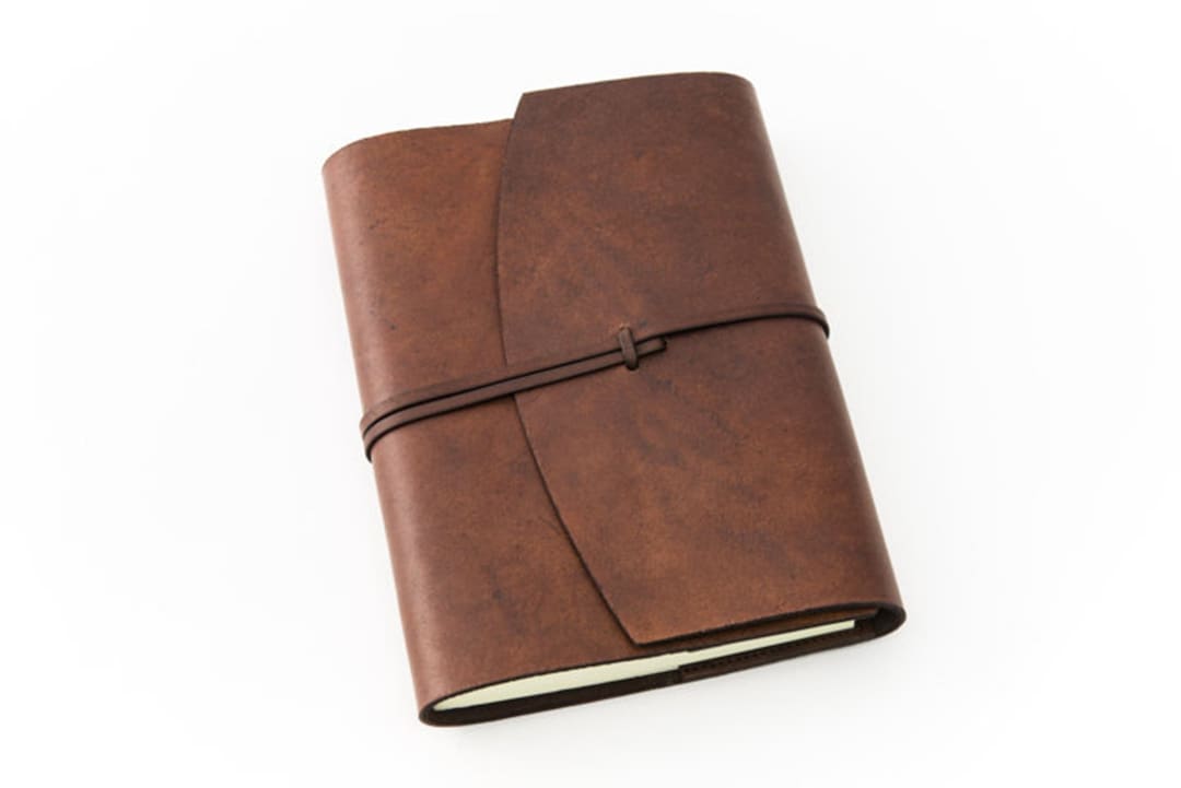 Refillable Italian Leather Journal: Vintage Brown A5 Notebook - Etsy