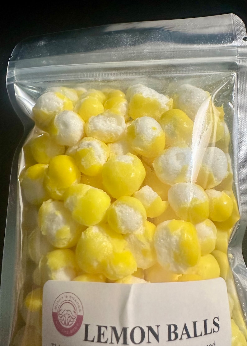 Freeze Dried Lemon Balls - Etsy