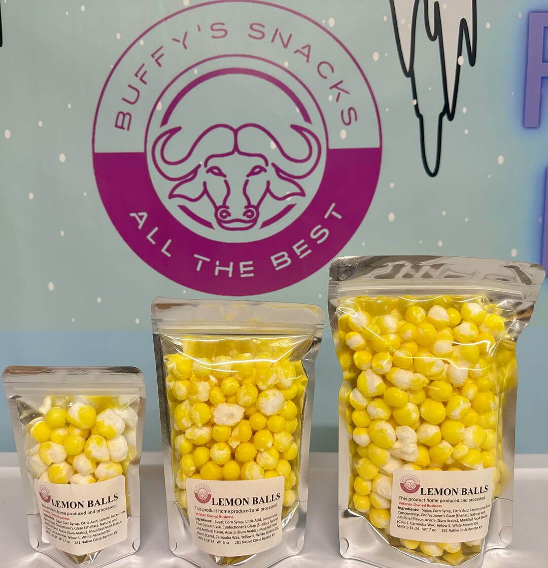 Freeze Dried Lemon Balls - Etsy