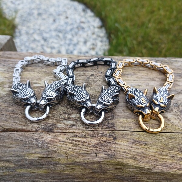 Men's Wolf Chain - Etsy
