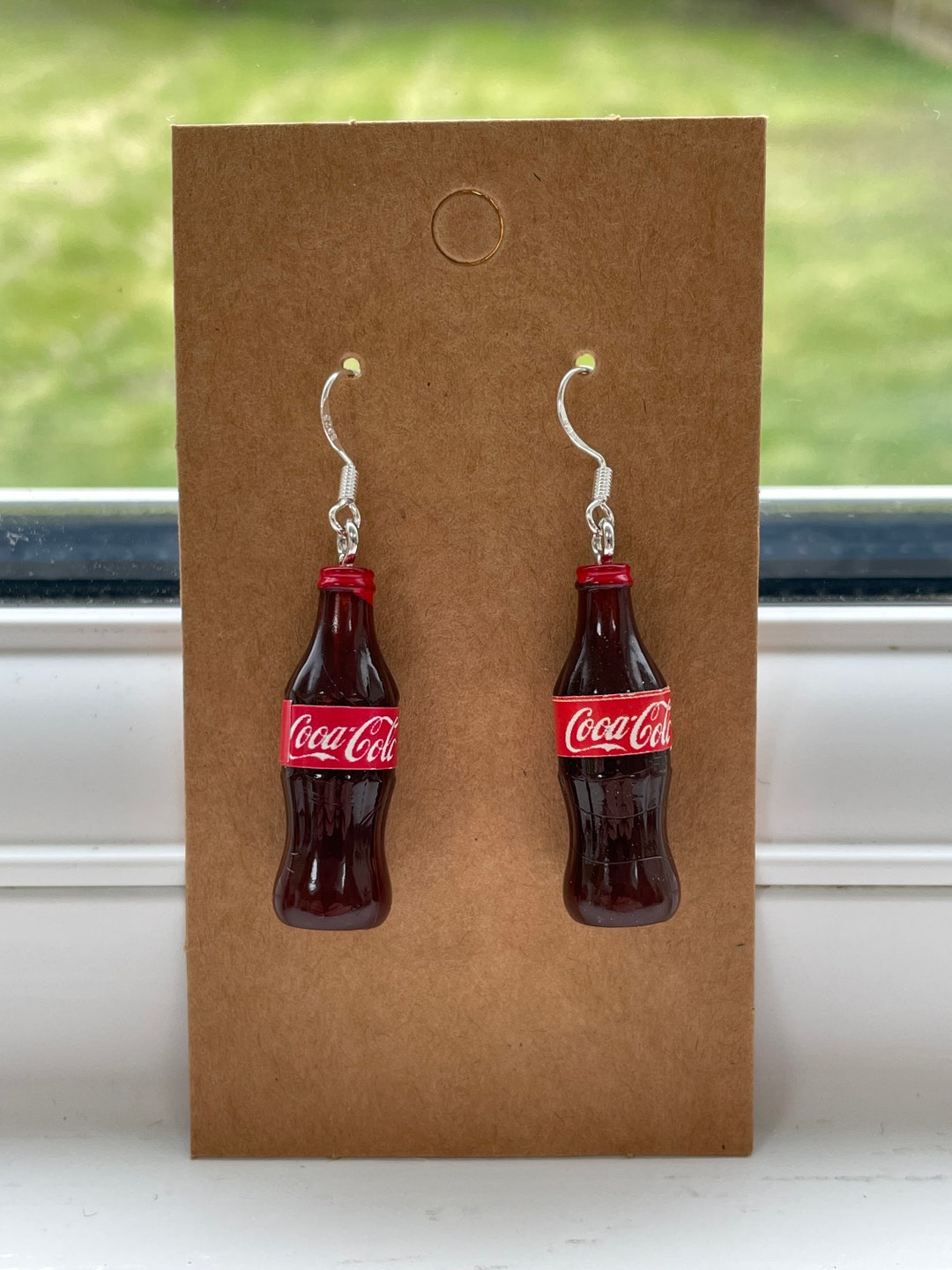 Coca Cola Bottle Earrings 925 Silver Novelty Earrings - Etsy UK
