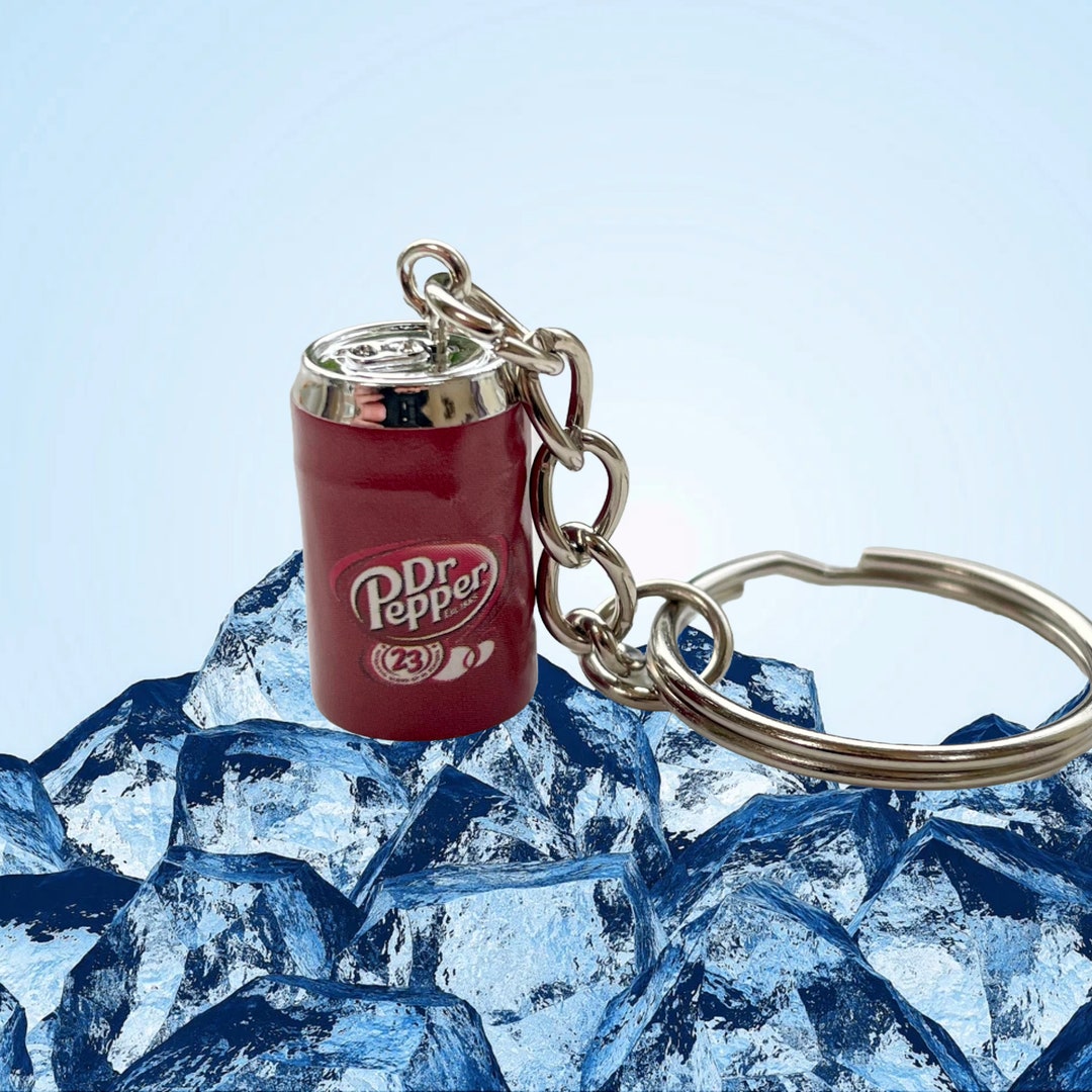 Dr Pepper Keychain Fun Fizzy Drink Soda Keyring Gift - Etsy
