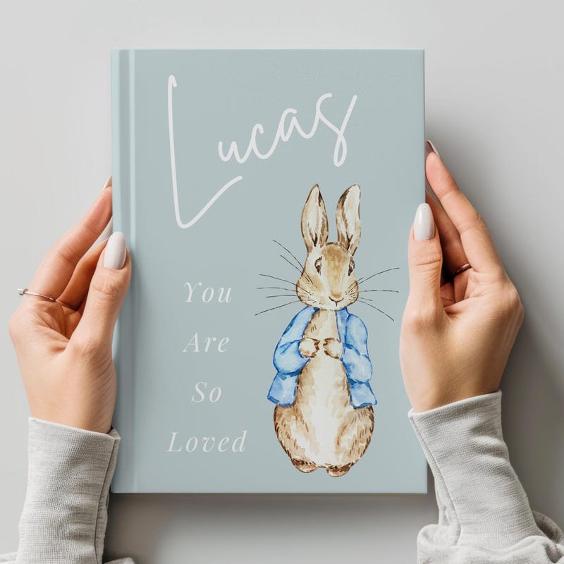 Rabbit Themed Guest Book - Etsy