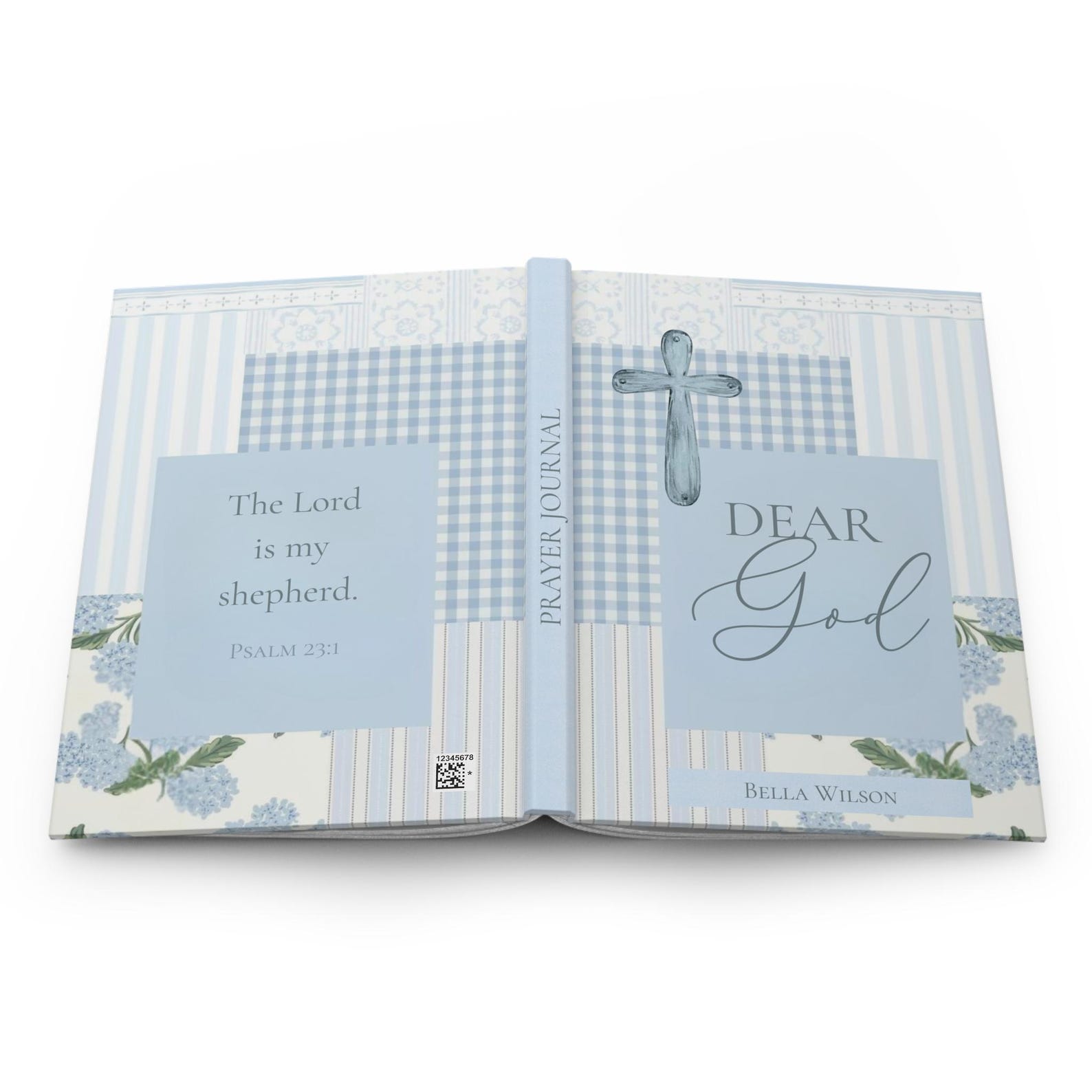 Prayer Keepsake Journal, Religious Diary, Custom Memory Book, Bible ...
