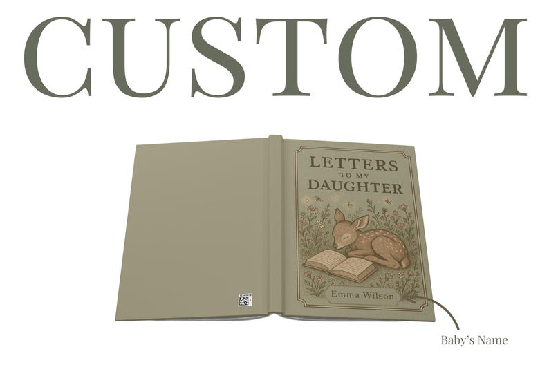 Letters to My Daughter / Son Journal | Personalized Vintage Storybook ...