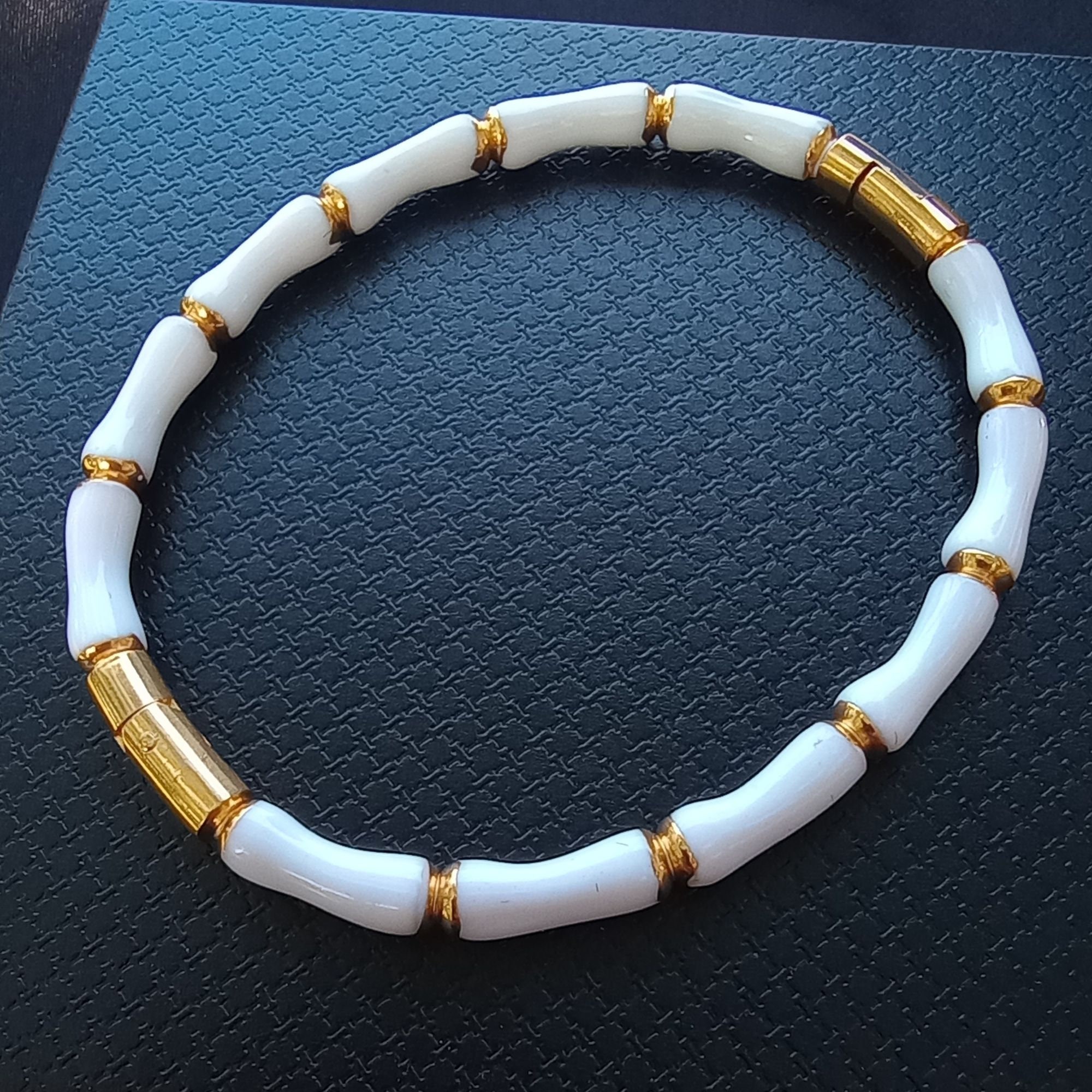 Stainless Steel Bamboo Cuff Bangles, 18K Gold Plated Bamboo Bracelet ...