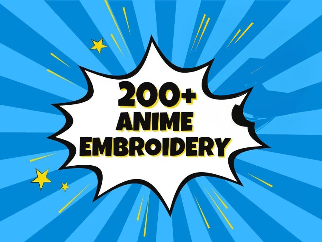 Embroidery Files, All Types, Cartoon, Anime Bundle, Film Characters ...