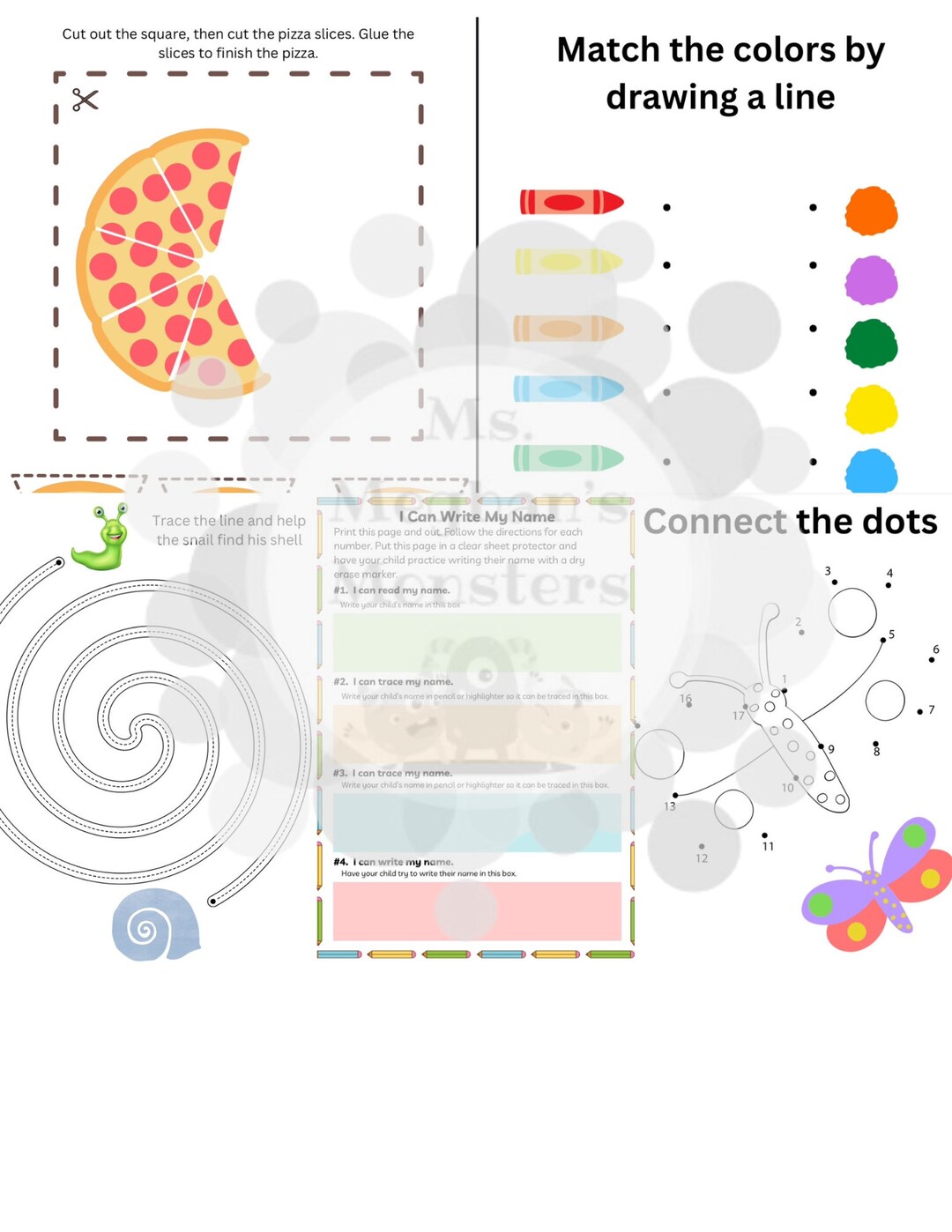 Preschool Pre-k Enrichment Packet - Etsy