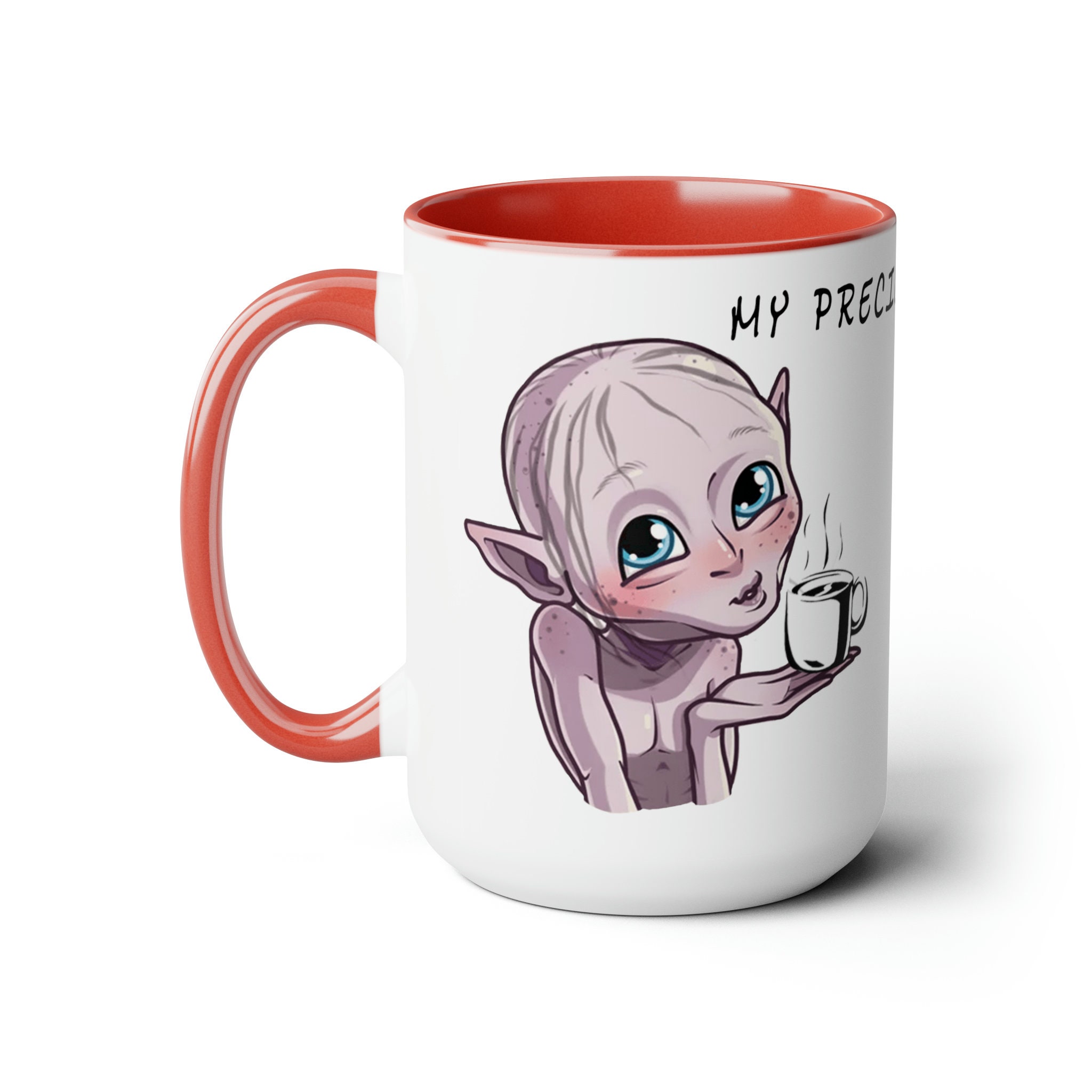 Gollum My Precious Coffee Two-tone Coffee Mugs, 15oz - Etsy