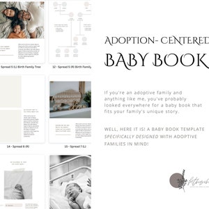 Adoption Centered Baby Book Template - Etsy