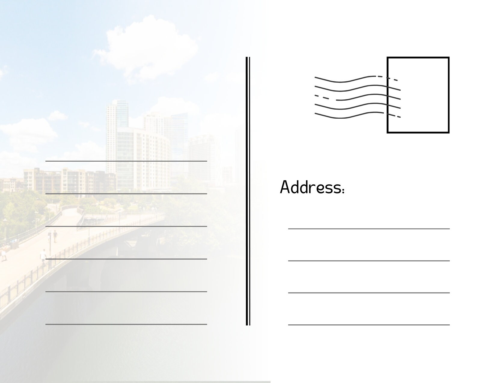Austin Texas Postcard Digital Download - Etsy