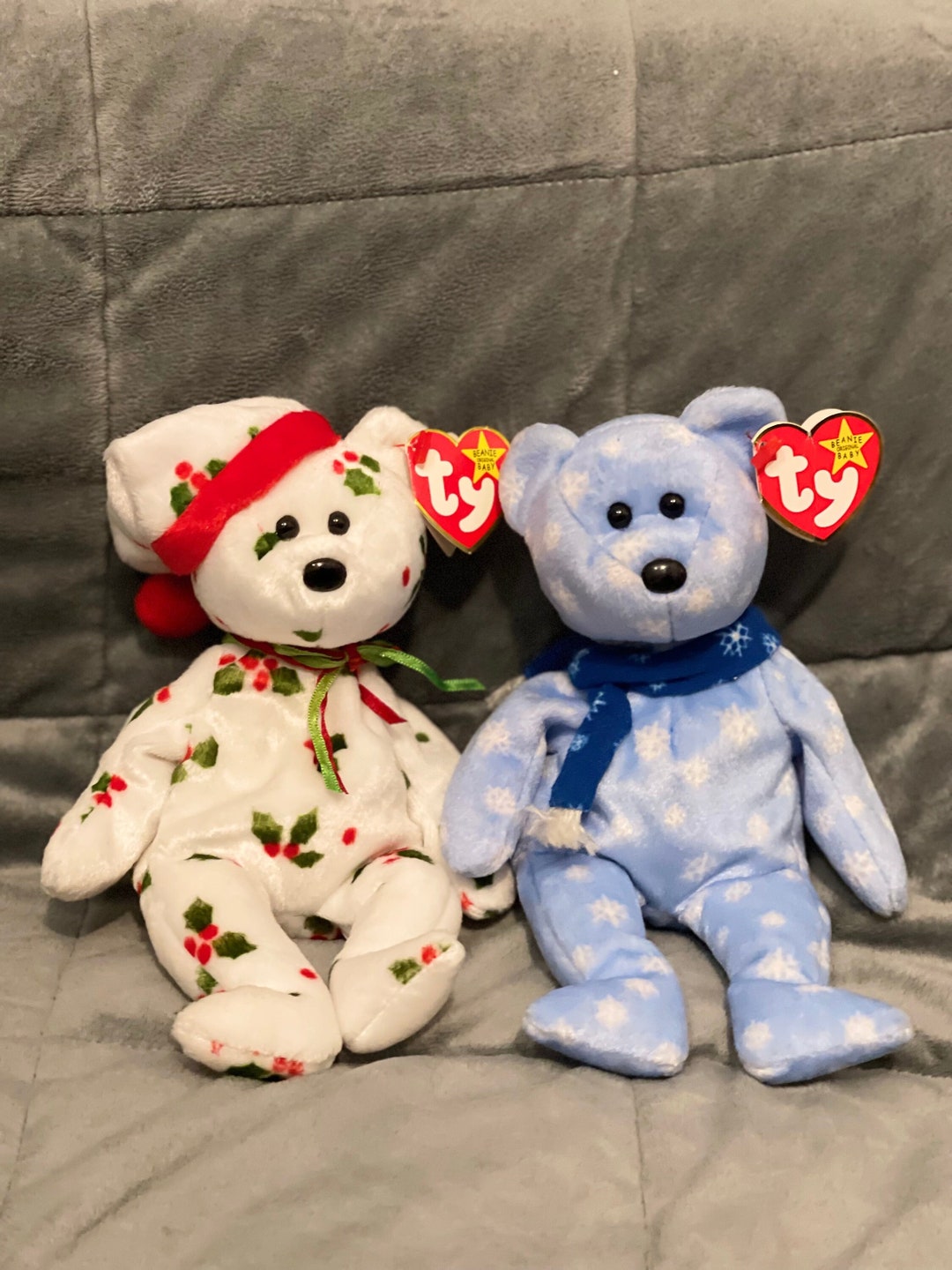 TY Collectors Item Beanie Baby Vintage Retired in 1999 "holiday Teddy ...