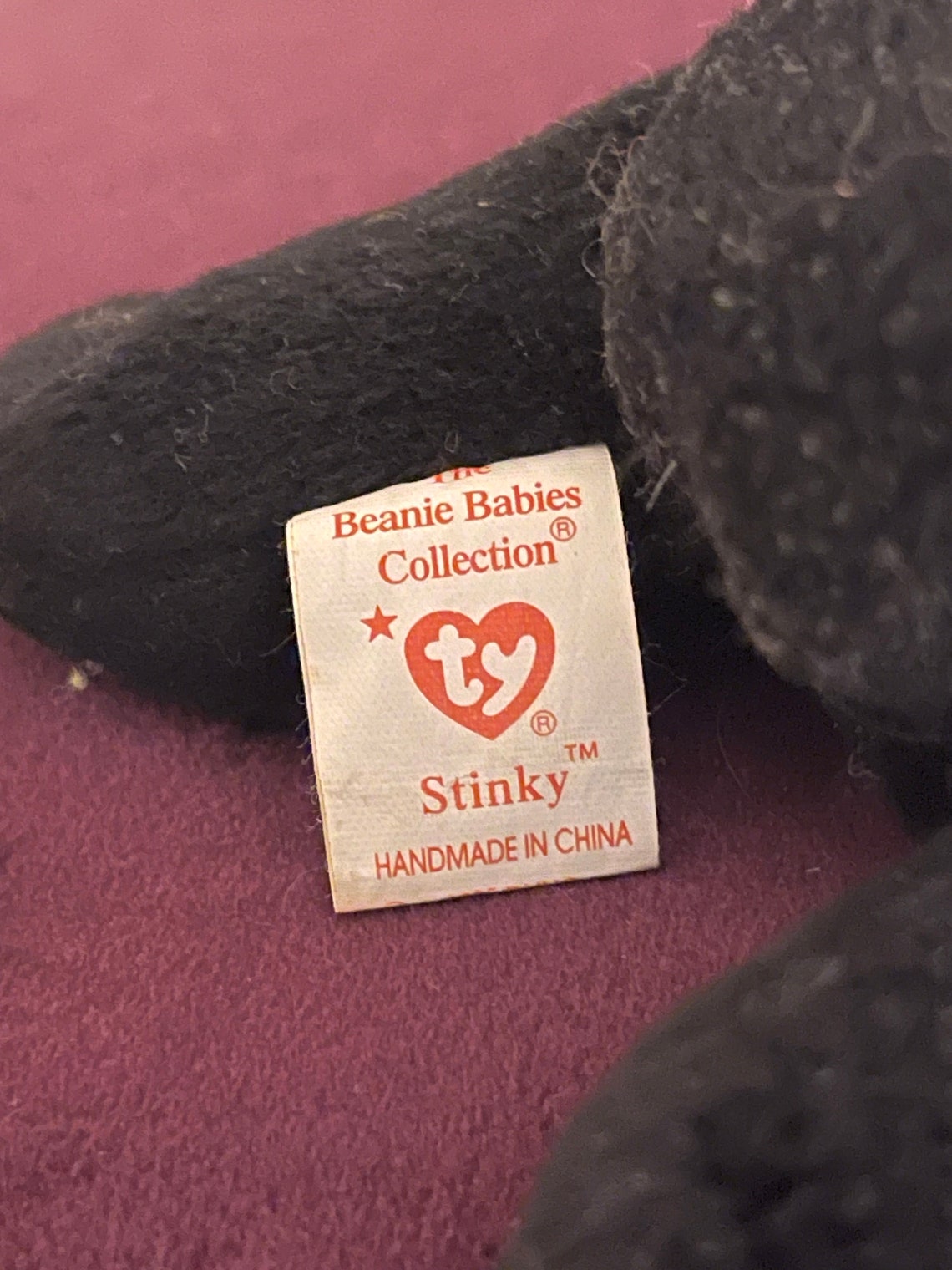 TY Beanie Baby stinky 1995 - Etsy