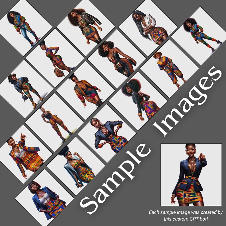 DALLE Custom GPT Plus Specialized AI Art Bot Cultural Couture Queen Edition Push Button Unique ...