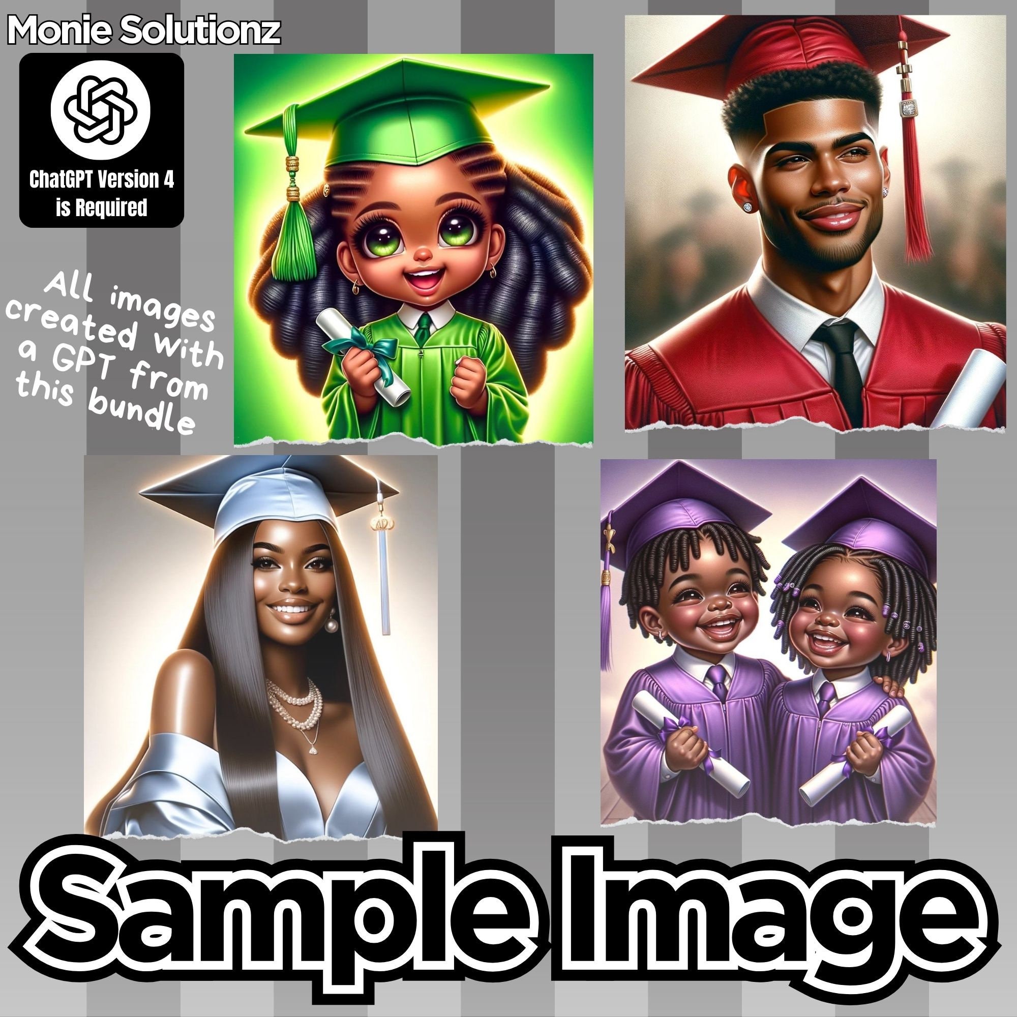 DALL·E Custom GPT Plus Specialized AI Art Bot Graduation Bundle Push ...