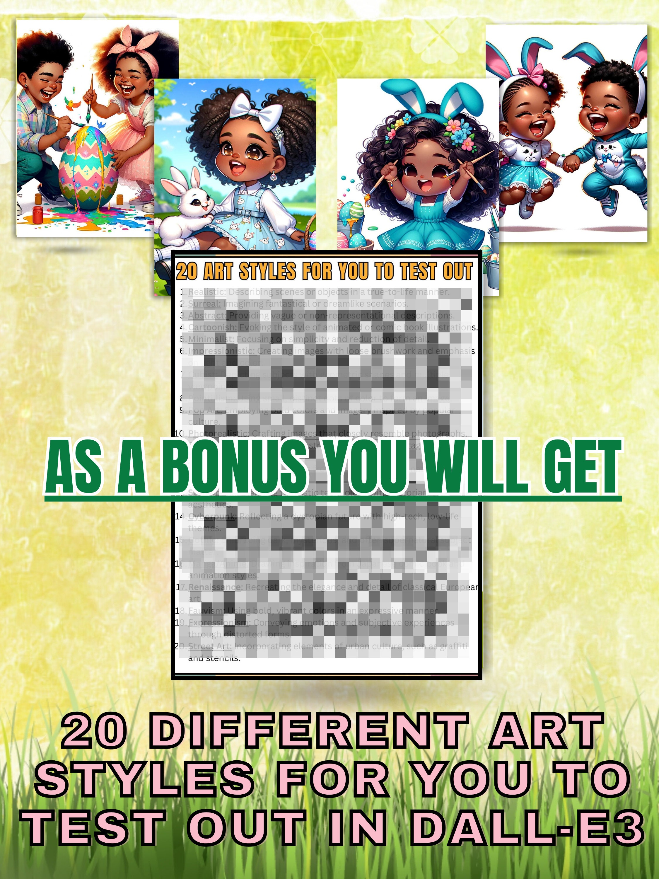 Dall-e3 & Chatgpt V4 Ai Art Prompt Guide Includes 18 Prompts Sample ...