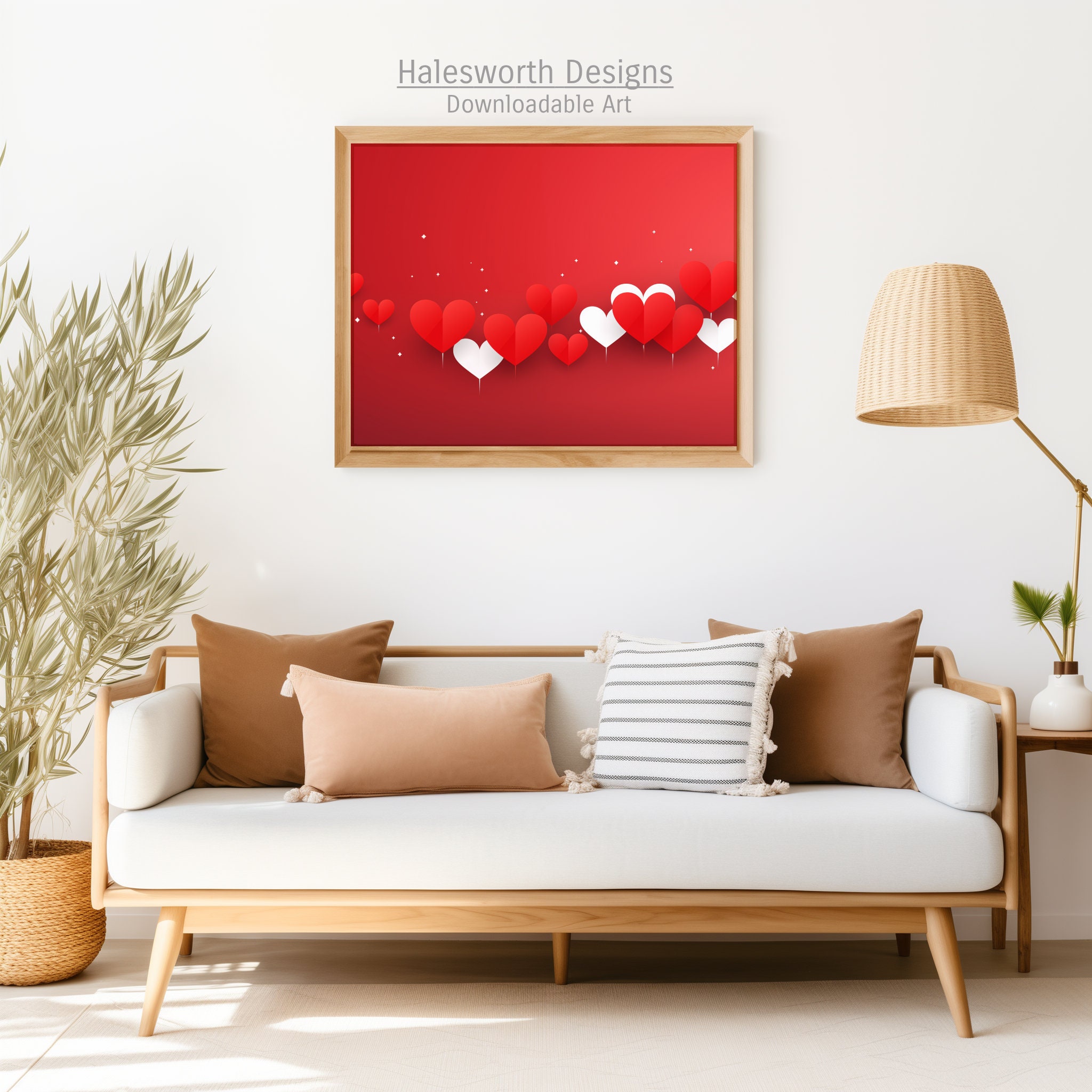 Red Heart Papercut Backgrounds: High-res Digital Download, Delicate ...