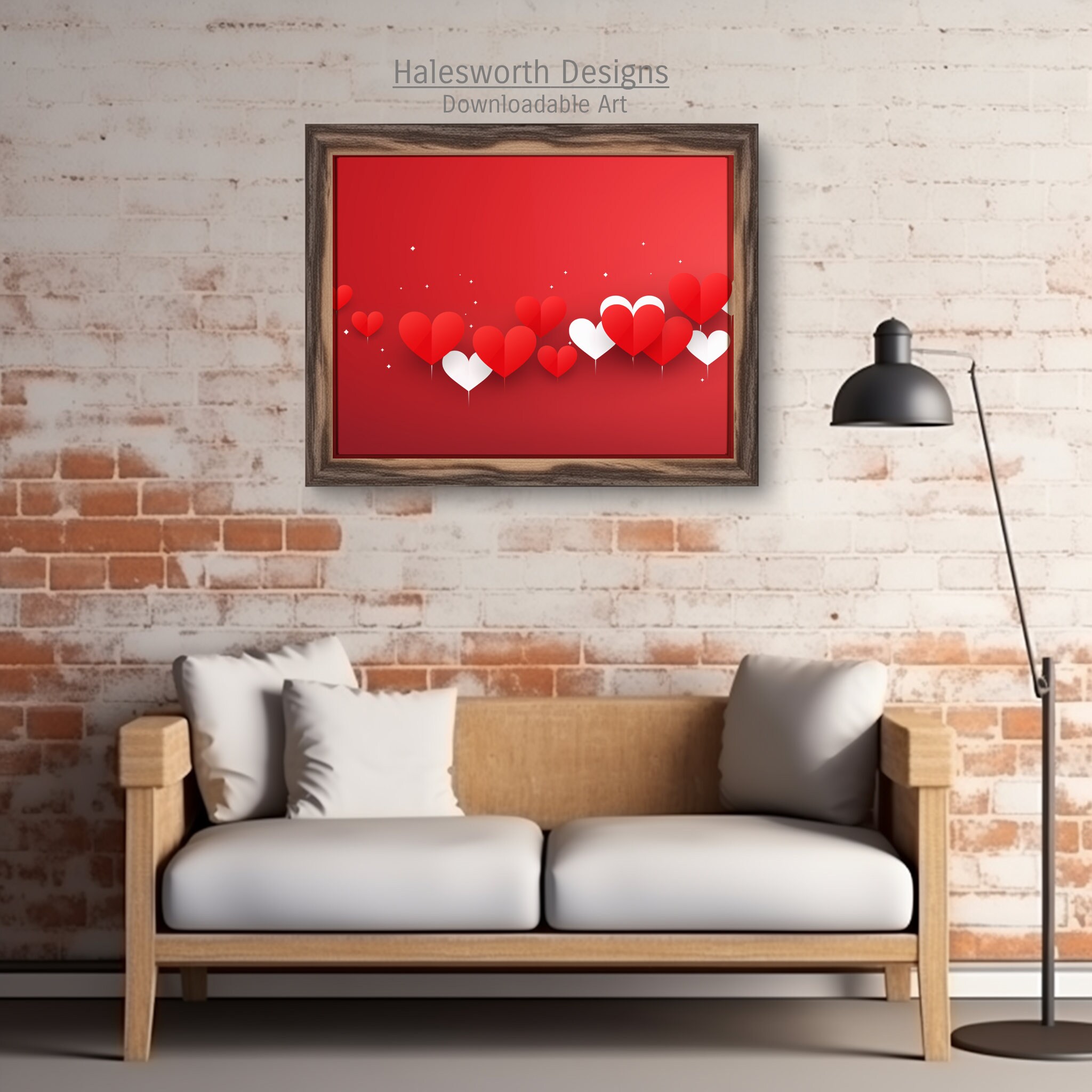 Red Heart Papercut Backgrounds: High-res Digital Download, Delicate ...