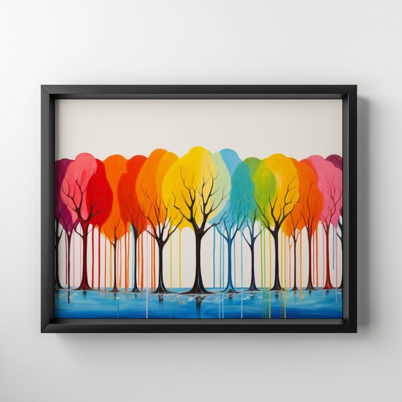 Melting Tree Art