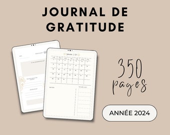 Journal de gratitude à imprimer Gratitude quotidienne Journal de ...