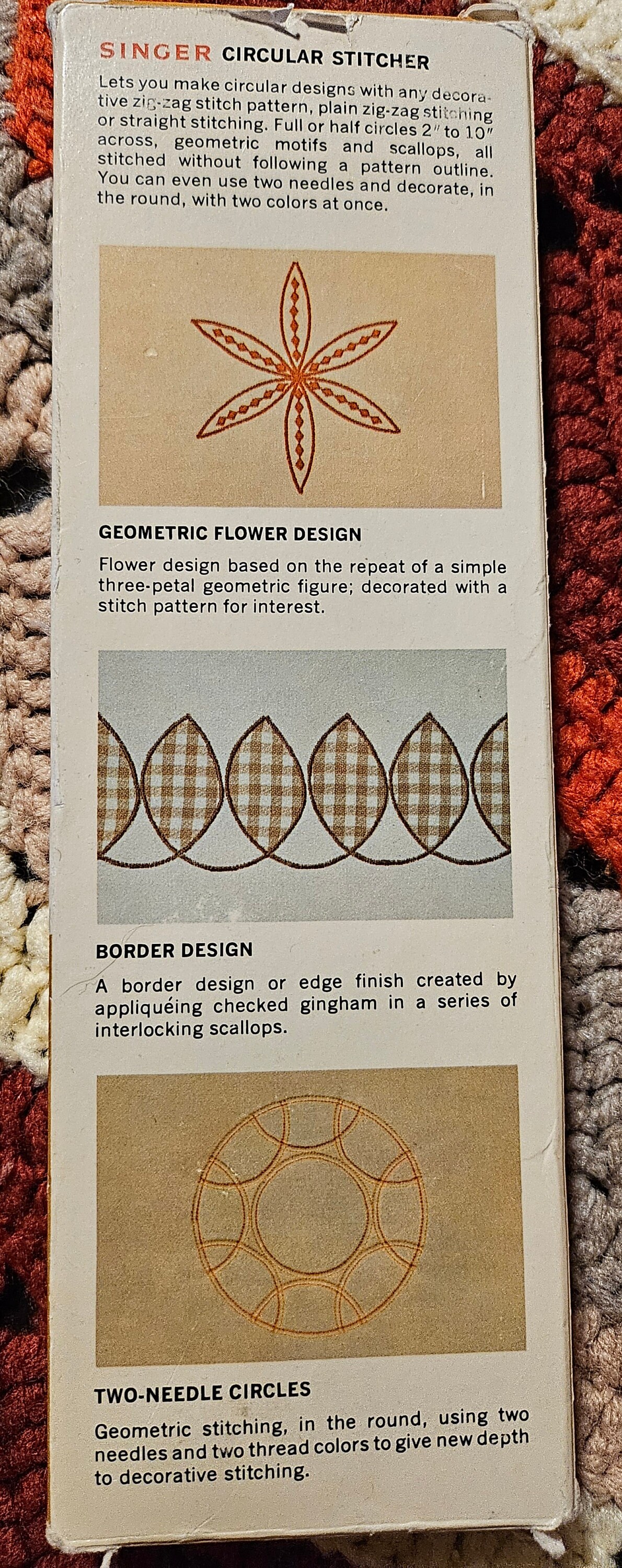 Vintage Singer Circular Stitcher for Touch & Sew Sewing Machines in ...