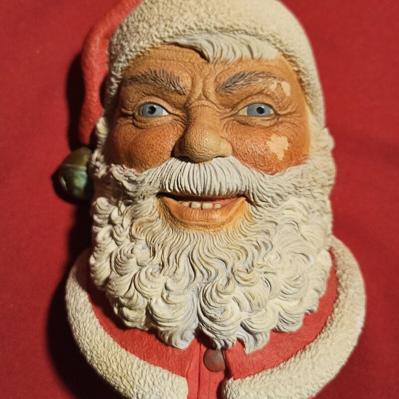 Chalkware Santa - Etsy
