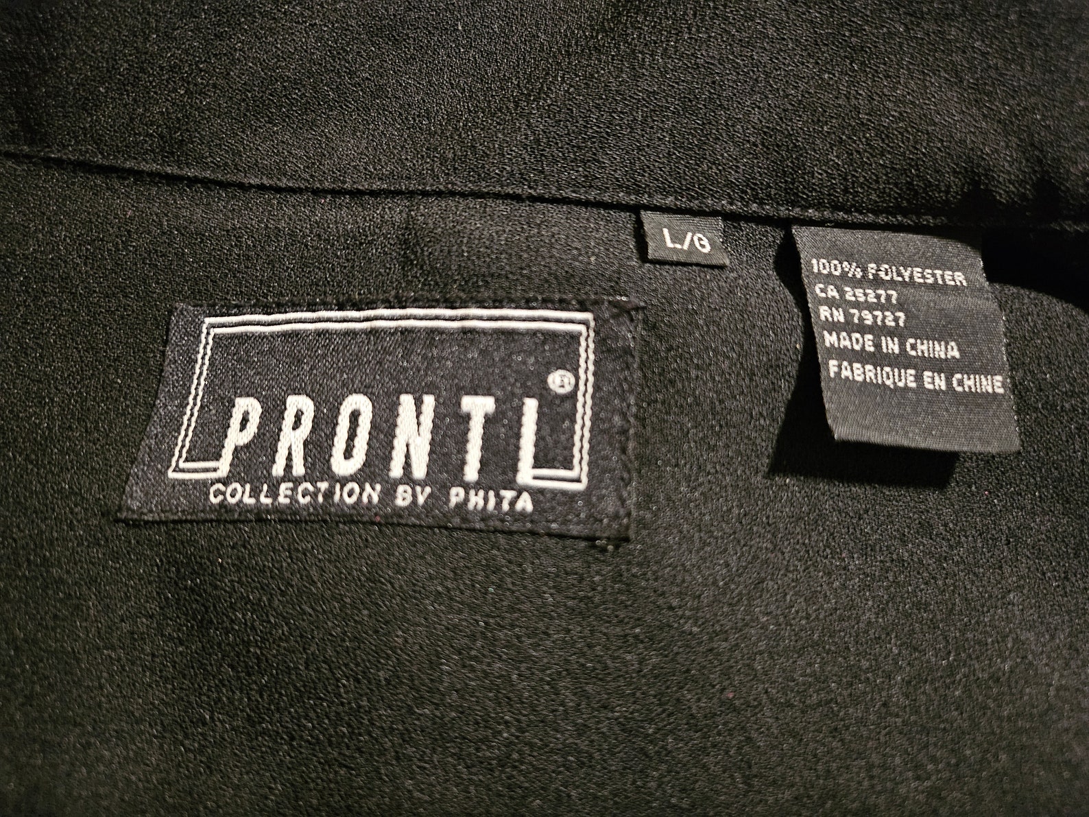 Vintage 1990's Pronti Collection by Phita Black Ivory Bowling Style ...