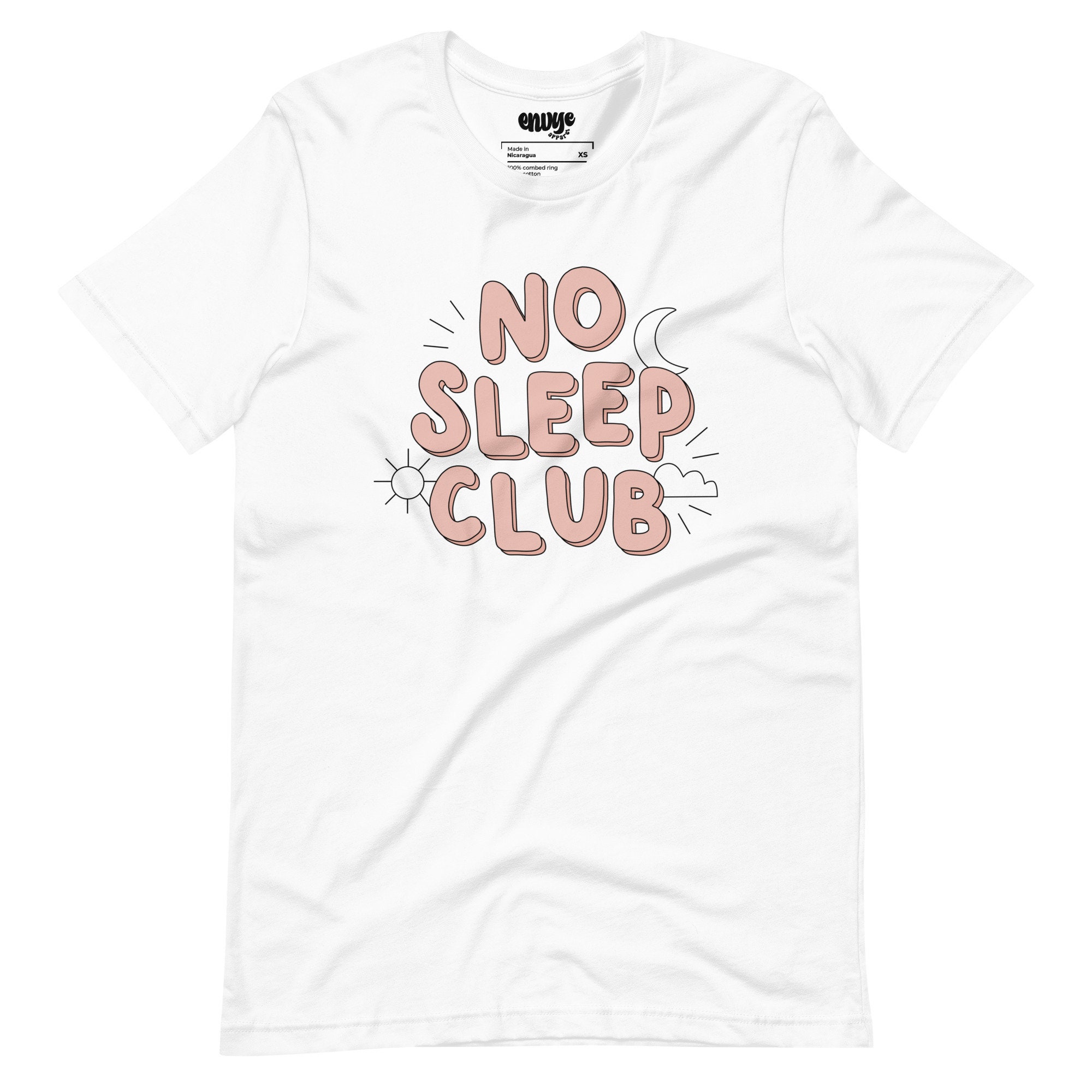 No Sleep Club T-shirt, Insomniac Tee, Always Tired, Mom Gift, Trendy ...
