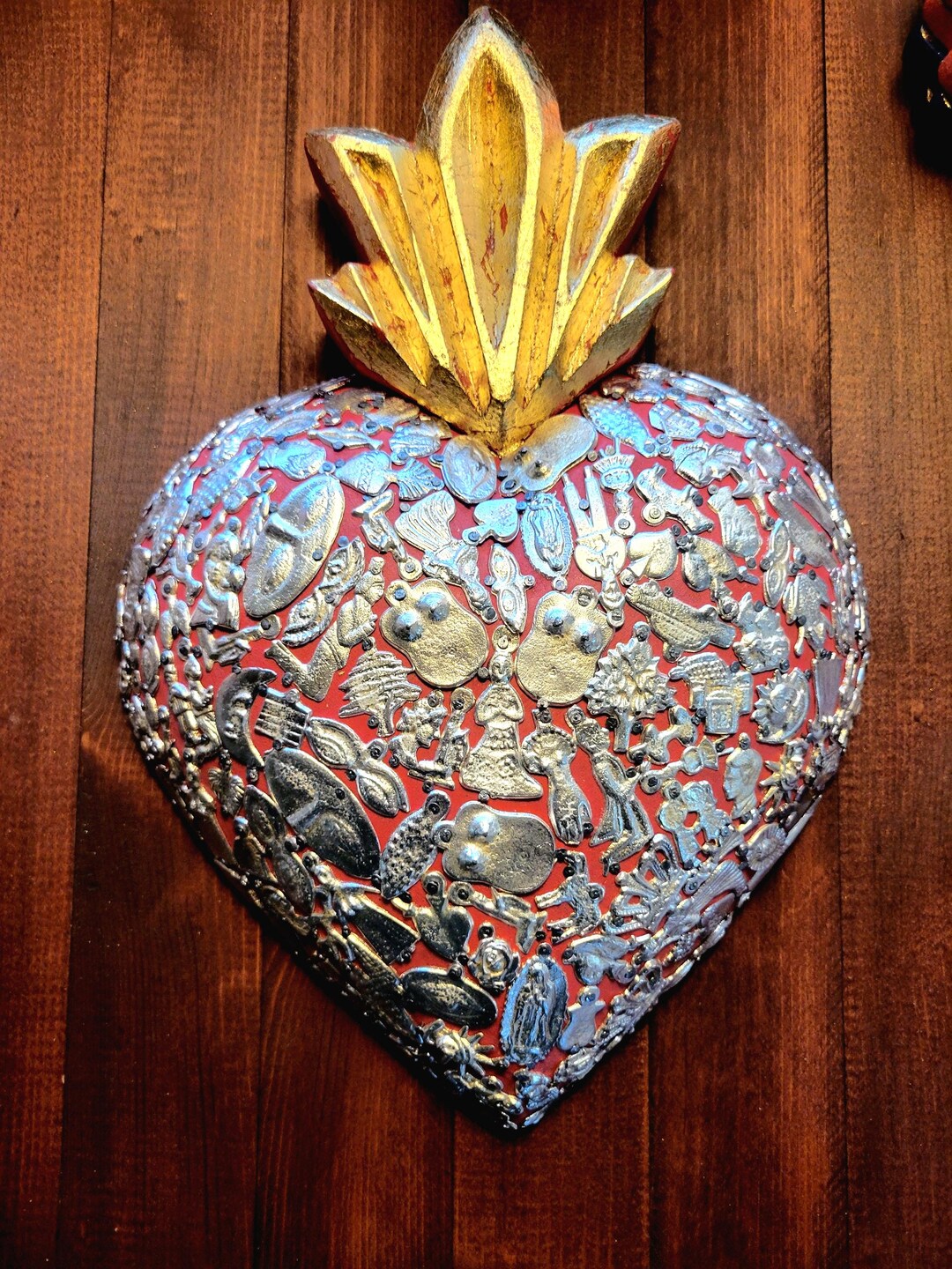 XL Milagros Sacred Heart - Etsy