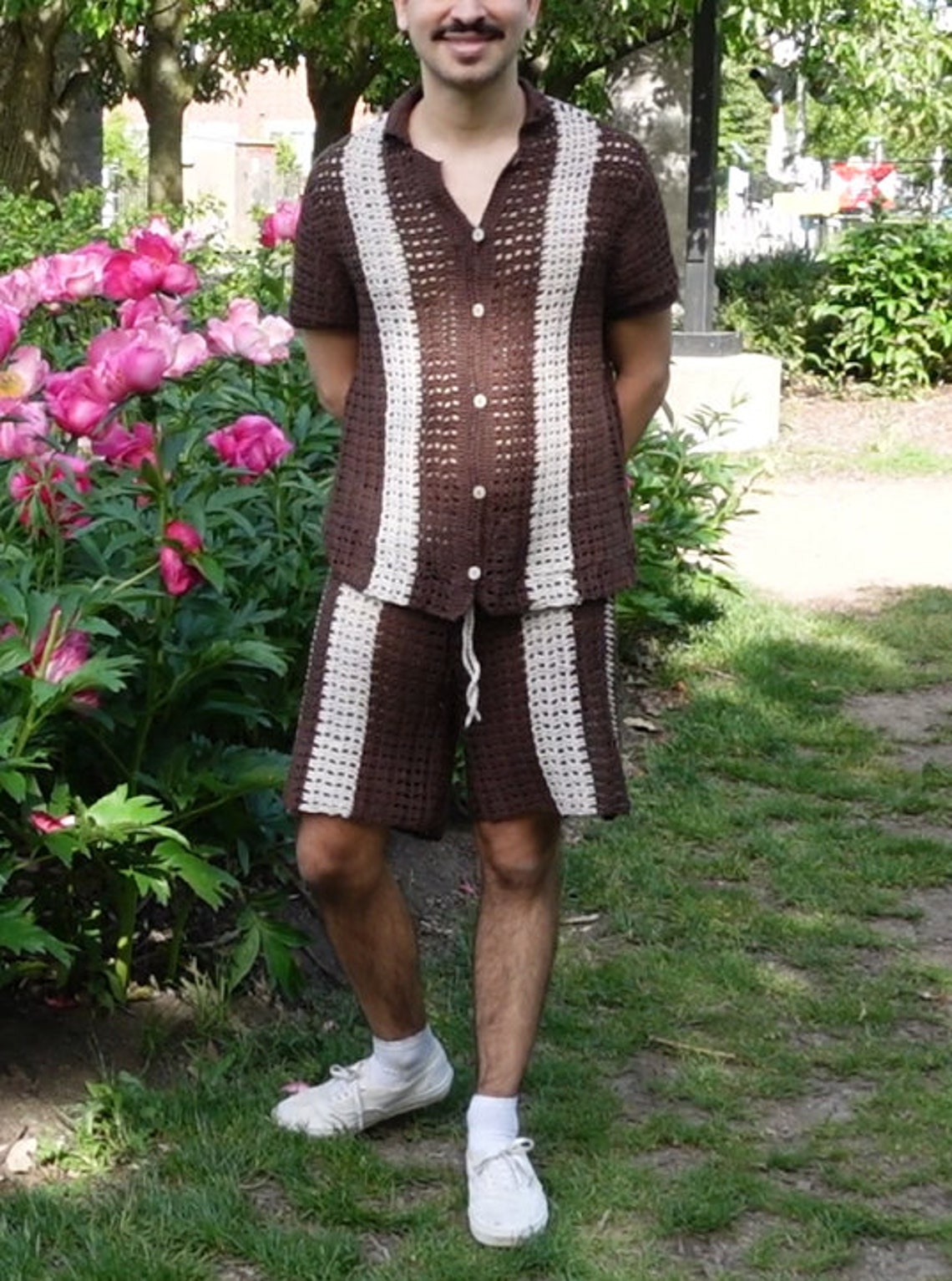 Striped Crochet Summer Shirt Pattern - Etsy