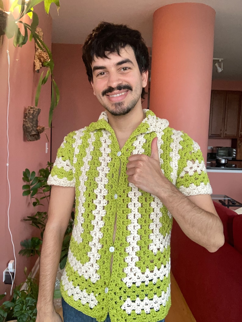 Striped Short Sleeve Shirt Pattern - Etsy