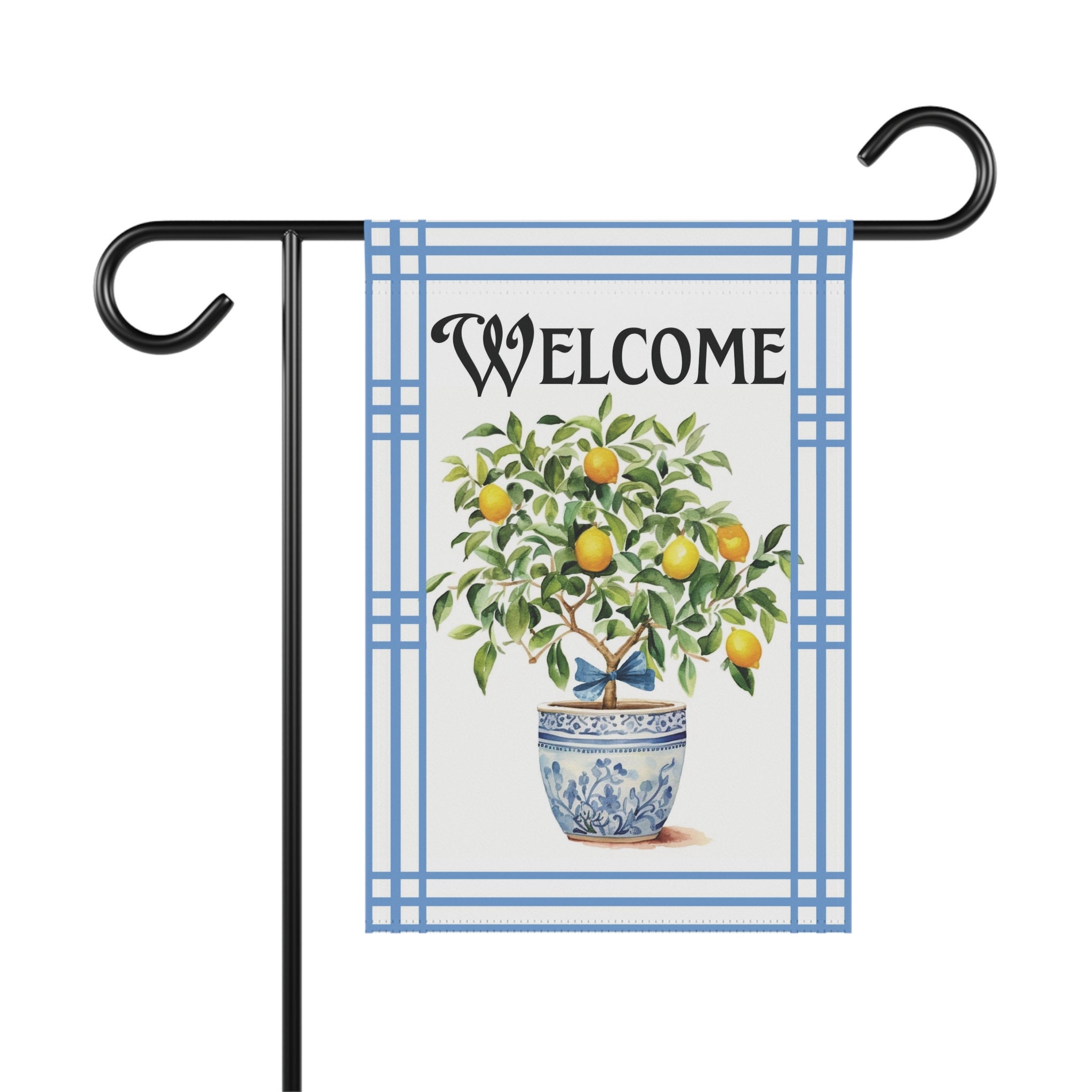 Southern Welcome Flag Seasonal Outdoor Decor Lemon Tree Greetings ...