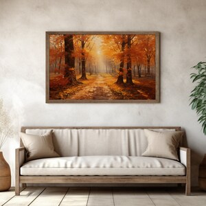 Autumn Landscape Print, Fall Landscape Printable Wall Art, Fall Wall ...