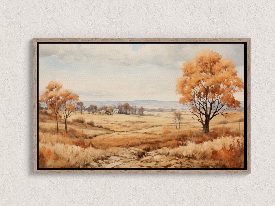 Autumn Landscape Print, Fall Landscape Printable Wall Art, Fall Wall ...