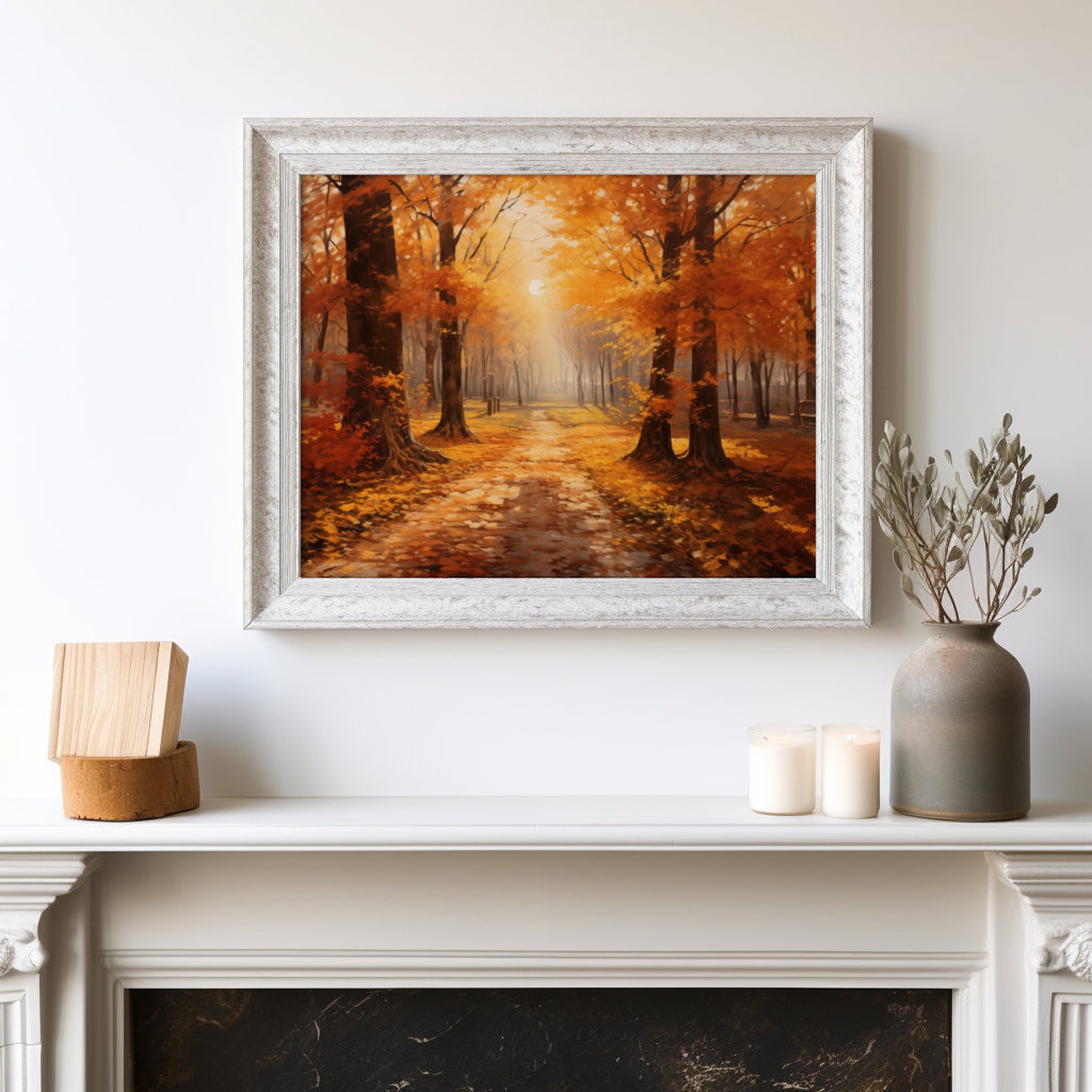 Autumn Landscape Print, Fall Landscape Printable Wall Art, Fall Wall ...