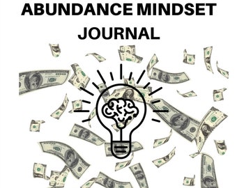 Abundance Mindset Journal Canva Template 24 Pages Canva Template PDF ...