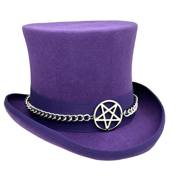 Purple Top Hat - Etsy