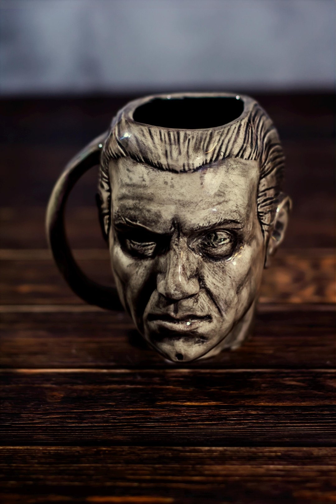 Dracula Mug. Ceramic Sculpted and Glazed. Universal Monsters. Freaky ...