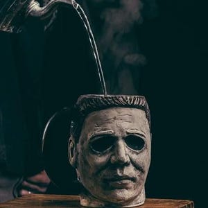 Myers Inspired Mug, Horror Collection, Sculpted Ceramic. Unique Piece ...