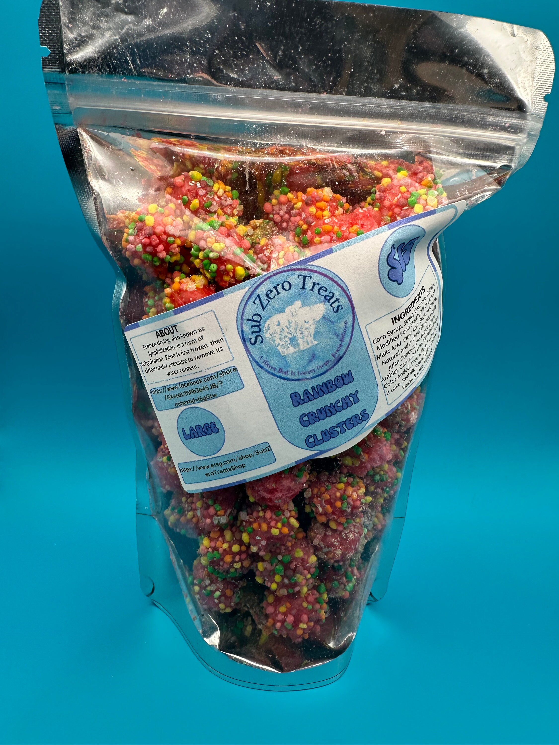 RAINBOW CRUNCHY CLUSTERS - Etsy