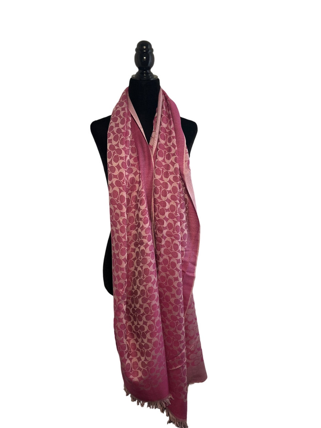 Vintage Coach Logo Long Scarf - Etsy