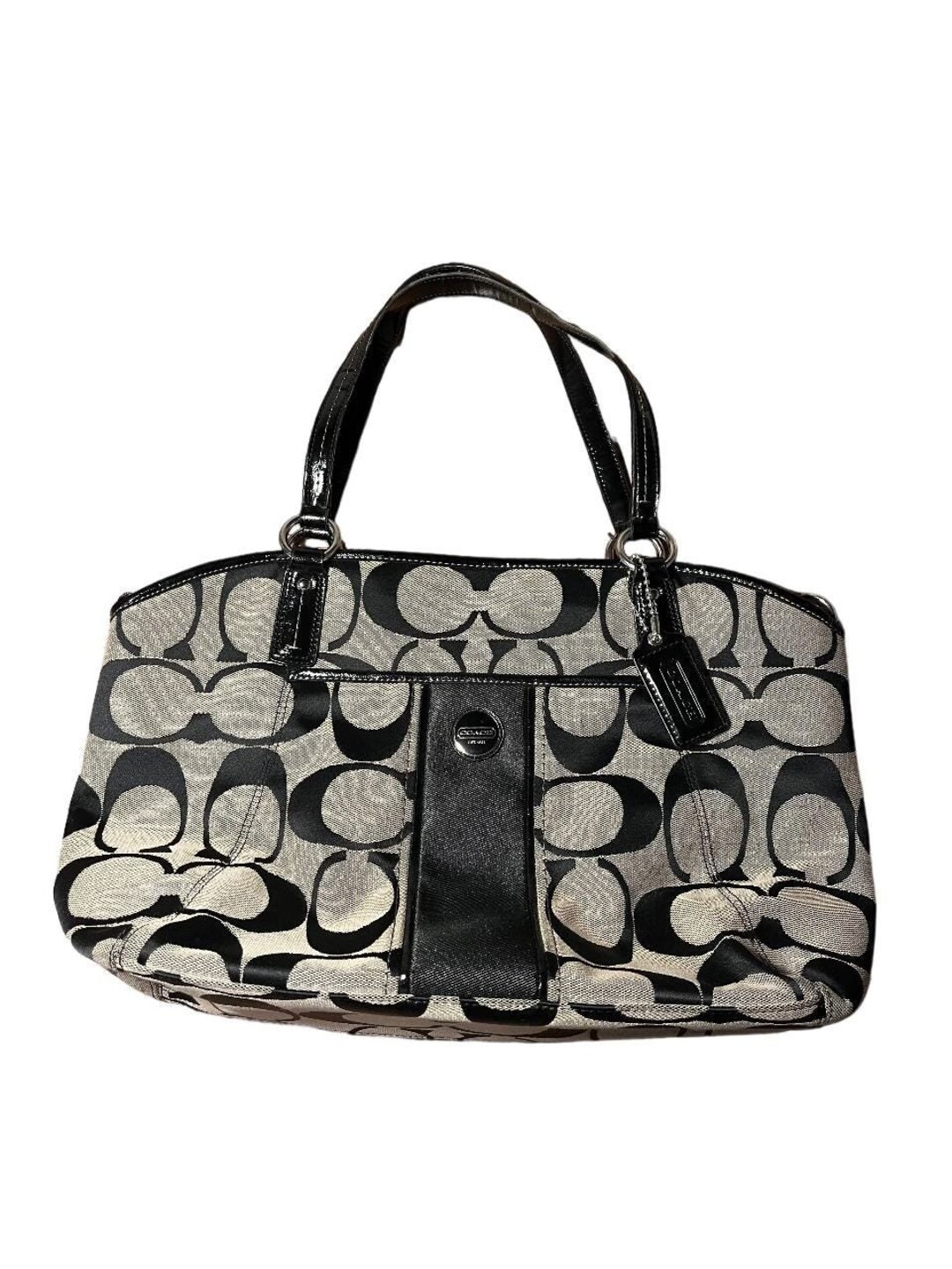 Vintage Coach Logo Shoulder Bag - Etsy